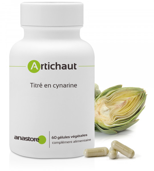 Artichaut, 60 gélules, Titré à 5% min en cynarine