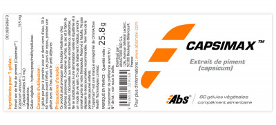 Capsimax à l'extrait de piment, 100% naturel, produit cliniquement ...