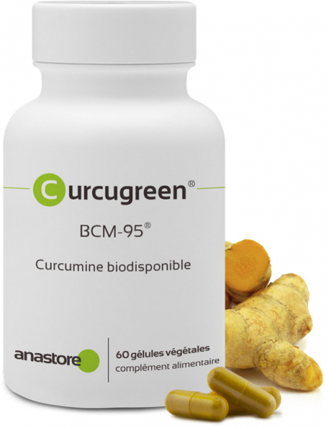 Curcugreen - Curcumine biodisponible titrée à 95 % | Anastore